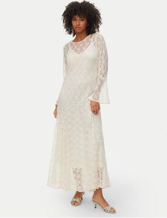Vero Moda Sommerkleid Loulou 10346192 Creme Loose Fit