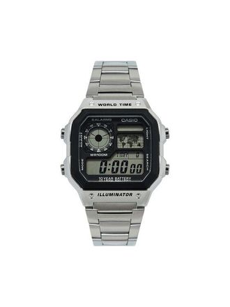 Casio Uhr AE-1200WHD-1AVEF Silberfarben