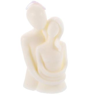Garneck Bougie Parfum&eacute;e Forme De Couple Enlac&eacute; D&eacute;coration &Eacute;l&eacute;gante Pour Mariage Et F&ecirc;tes Ambiance Relaxante Et Aromath&eacute;rapie
