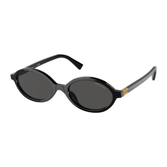 Miu Miu Oval Sonnenbrille - - Accessories - Damen - Schwarzk - 50 MM