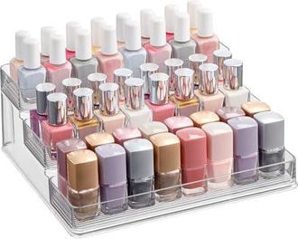 InterDesign iDesign 62130 K&uuml;chenregal mit 3 Ebenen, gro&szlig;es Gew&uuml;rzregal aus Kunststoff, Schrank Organizer f&uuml;r Gew&uuml;rze, Vorratsdosen und weiteres K&uuml;chenzubeh&ouml;r, dur