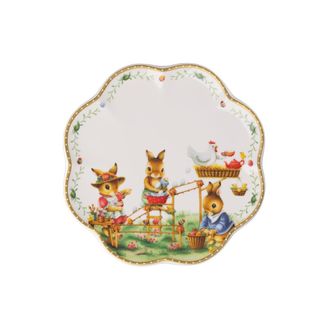 Villeroy & Boch Annual Easter Edition Jahresteller 2026 bunt, Teller Ostern, Essteller, Oster Speiseteller Keramik, Limitiertes Sammlerst&uuml;ck, Premium Bone Porzellan