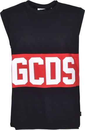 GCDS Gcds, Homme, Tops, Noir, Taille: XL Gcds T-shirts et Polos Noir