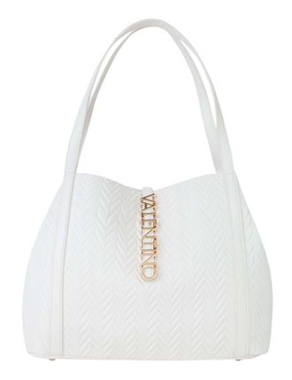 Valentino Schultertasche Shopper Fania Re Shopping Bag Bianco wei&szlig;