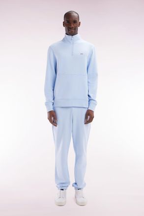 Eden Park Jogging En Molleton Coton Ciel Coupe Droite