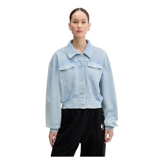 Moschino Veste en jean - Femme - Vestes - Bleu - Taille: 44 FR