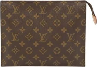 Louis Vuitton Pre-owned Pochette Pouch - Femme - Pre-owned - Brun - Taille: ONE Size