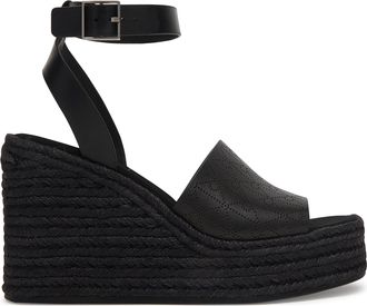 Calvin Klein Espadrilles Calvin Klein Wedge Espad 70 Aop Lth HW0HW03138 Schwarz