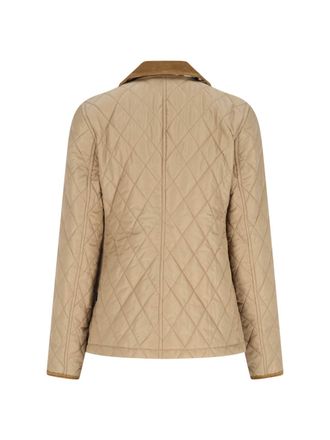 Burberry Womens Jackets Cream Polyamide