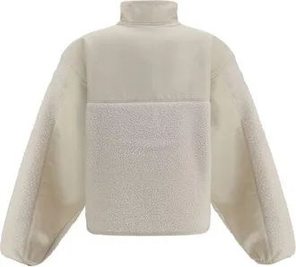 New Balance Recycled Polyester Fleece Jacket - White