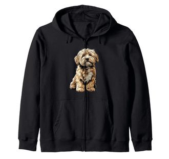 Whyitsme Design Cavachon-Hundeillustration Kapuzenjacke