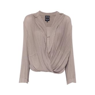 Giorgio Armani Femme, Blouses et Chemises, Beige, Taille: 40 FR Combinaison