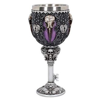 Nemesis Now Edgars Rabe Kelch 18 cm, Kunstharz mit Edelstahl B4725P9