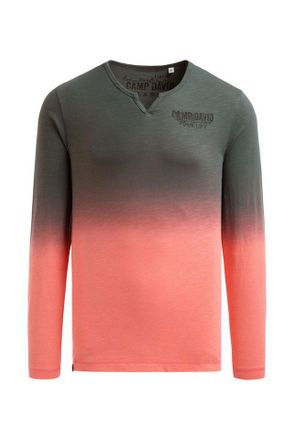 Camp David Rundhalsshirt mit Farbverlauf