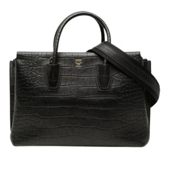 MCM Sac cabas Mila Pre-owned - Femme - Pre-owned - Noir - Taille: ONE Size