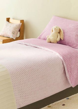 Mango Housse de couette enfant en coton percale mini fleur lit 90 cm rose - Home - Lit 90 cm - MANGO HOME