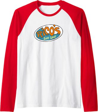 Disney Hannah Montana Ricos Surf Shop Logo Raglan
