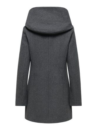 Only Kurzjacke 2026 4_PREFALL grau,Casual,Polyester,Unifarben,Kapuze,Langarm,Regular Fit