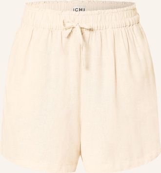 Ichi Shorts Ihlinno Mit Leinen weiss