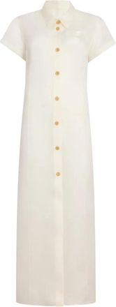 Khaite robe Effy à poche boutonnée - Tons neutres