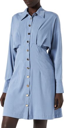 Sisley Sisley Damen 48T8LV00M Dress, Light Blue 1W7, 38