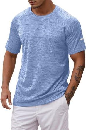 Generic T-shirts pour hommes en coton col rond l&eacute;ger haut loisirs confortable respirant extensible dans de nombreuses couleurs hommes t-shirts d&eacute;t&eacute; basiques t