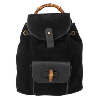 Gucci Pre-owned Vintage Rucksack - - Pre-owned - Damen - Schwarzk - ONE SIZE