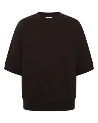 Lacoste Sweatshirt mit kurzen &Auml;rmeln, Relaxed Fit in