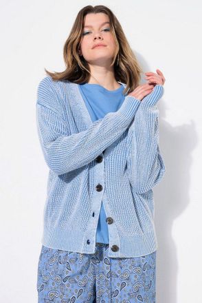 STUDIO UNTOLD Strickjacke Strickjacke oversized Strukturstrick