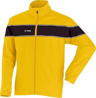 Jako Jako Damen Pr&auml;sentationsjacke Player, gelb/schwarz, 46, 9868