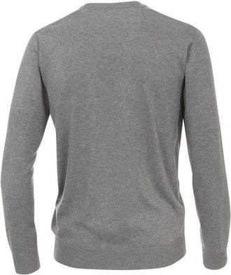 Redmond V-Ausschnitt-Pullover REDMOND Casual Herren Pullover Langarm V-Neck Comfort Hellbraun