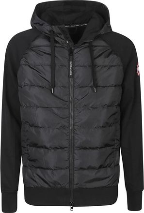 Canada Goose HyBridge Huron Full Zip Hoody Jacket - - Sweatshirts & Hoodies - Herren - Schwarzk - L