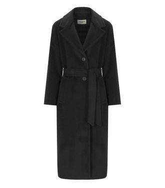 Weekend by Max Mara MANTEAU AVEC CEINTURE BRONTE NOIR MAX MARA WEEKEND