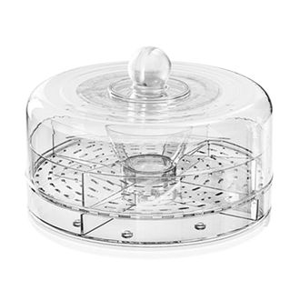 Generico K&uuml;hles Serviertablett - geteilter Teller f&uuml;r Buffet-Server f&uuml;r professionelle kalte Speisen, Tablett zur Aufbewahrung von Lebensmitteln, Gem&uuml;se-Desser