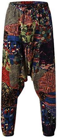 Generic Pantalon ample tendance en coton &eacute;cureuil volant en dentelle d&eacute;contract&eacute;e Harlan pour homme taille plus et pantalon d&eacute;contract&eacute; pour homme chaussette 