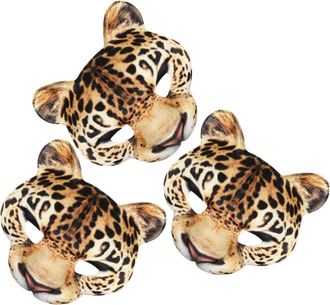 SOLUSTRE 3 Stück Realistische Halloween Tiermaske für Kostümpartys Karneval Cosplay und Maskeraden Accessoires für Festliche Anlässe