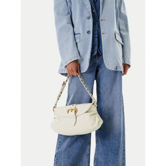 Pinko Handtasche PINKO Jolene Shoulder Classic PE 25 PLTT 102801 A270 Wei&szlig;