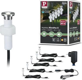 Paulmann 936.95 Outdoor Plug & Shine EBL Set MicroPen II IP67 3000K incl. Driver 93695 Einbauleuchte