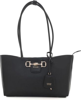 Guess Femme, Sacs, Noir, Taille: ONE Size Janie Girlfriend Carryall Sac Bandouli&egrave;re