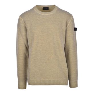 Peuterey Homme, Pulls, Beige, Taille: S Pull en m&eacute;lange de laine Vandel Vira