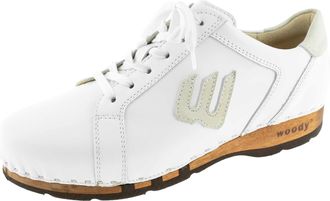 Woody Herren Wayne Clog Sneaker, Weiss-Hielo, 43 EU