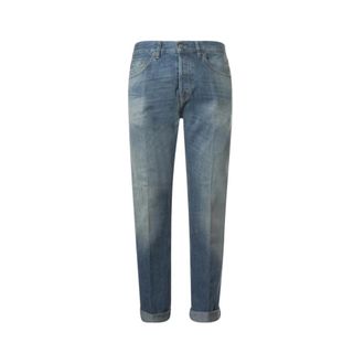 Dondup Jean Icon Relax Cinq Poches - Homme - Jeans - Bleu - Taille: W33