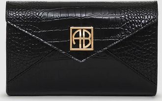 Anine Bing Sac Elly Small Noir Emboss&eacute;