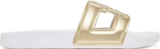 Tommy Hilfiger Pantoletten Monogram Pool Slide FW0FW09525 Goldfarben