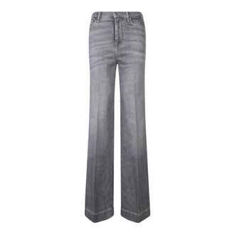 7 For All Mankind Femme, Jeans, Gris, Taille: W32 Jeans Straight