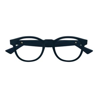 Bottega Veneta Blaue runde Brille mit asiatischer Passform - - Accessories - Damen - Blau - ONE SIZE