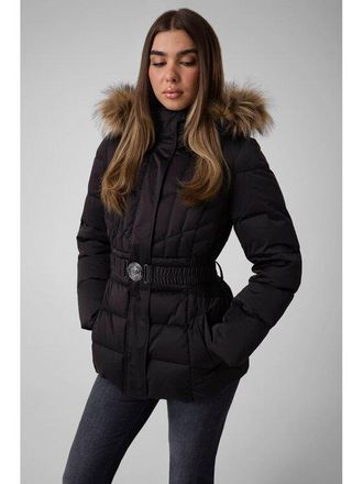 Guess Daunenjacke W6BL38 W4087 Schwarz Slim Fit