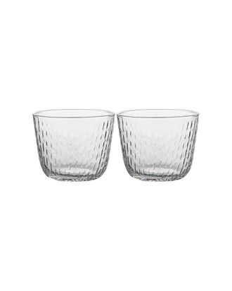 Marimekko Syksy Glasbecher - verfeinern Sie Ihre K&uuml;chendekoration mit unseren ikonischen Glaswaren, stilvolle und mundgeblasene Trinkgl&auml;ser, 2er-Set (200 ml, 8,