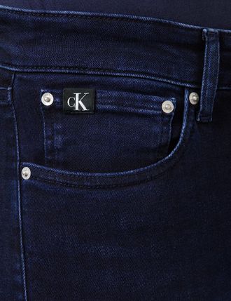 Calvin Klein Jeans Calvin Klein Herren Jeans Hose Skinny aus Baumwolle mit Stretch, Blau (Denim Dark), 34W/32L