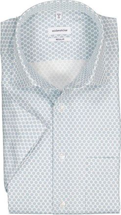 Seidensticker Seidensticker Herren Hemden gr&uuml;n gemustert